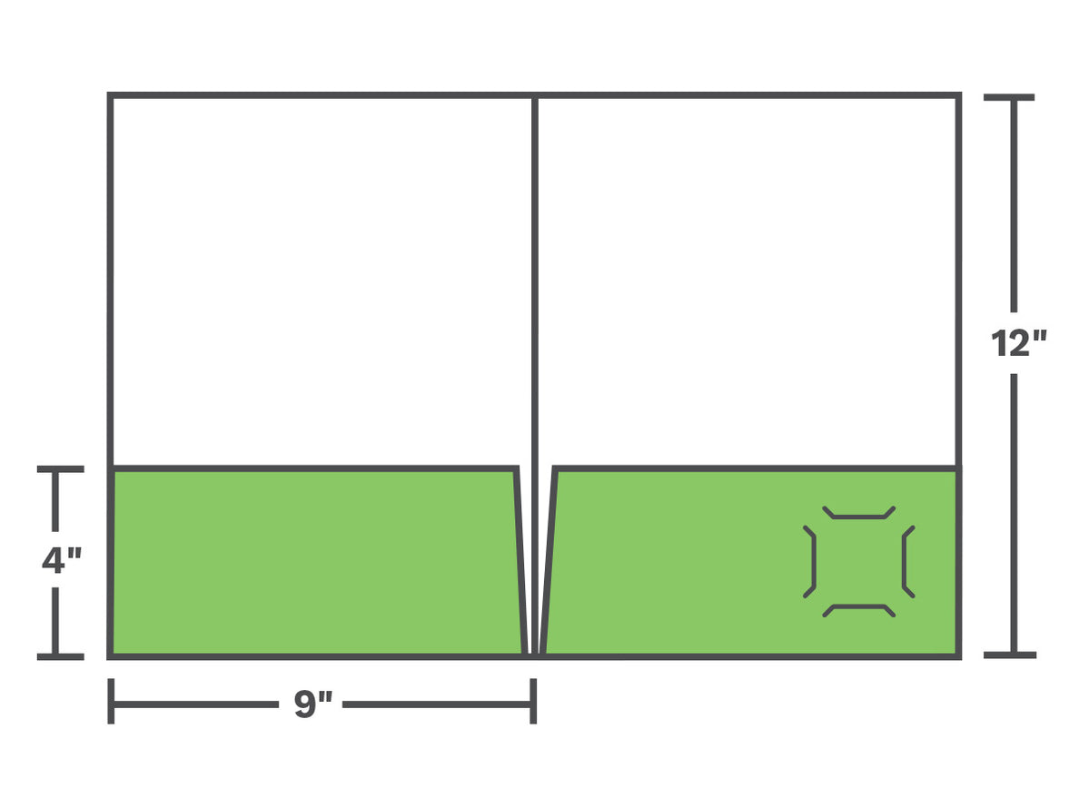 9x12 Custom Presentation Folders w/Your Logo & Branding — On The Ball ...