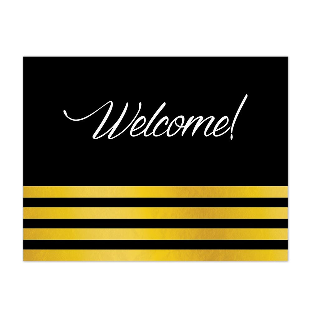 Business Welcome Cards with Company Logo | On The Ball Promotions